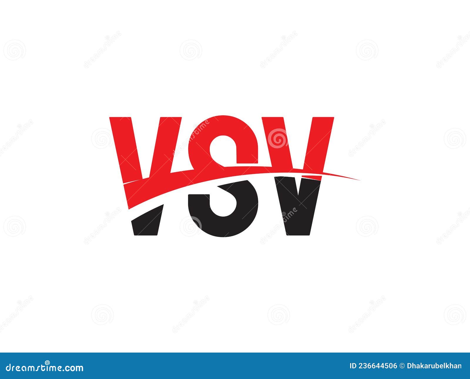 VSV Letter Initial Logo Design Vector Illustration Stock Vector ...