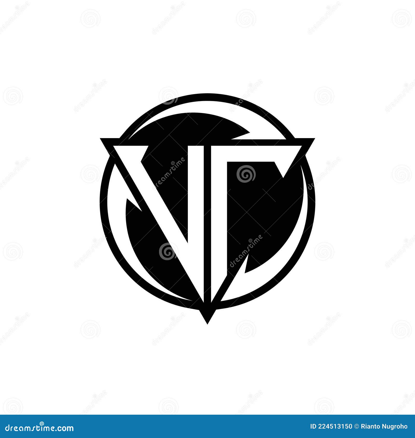 VT Logo Monogram Design Template Stock Vector - Illustration of elegant ...