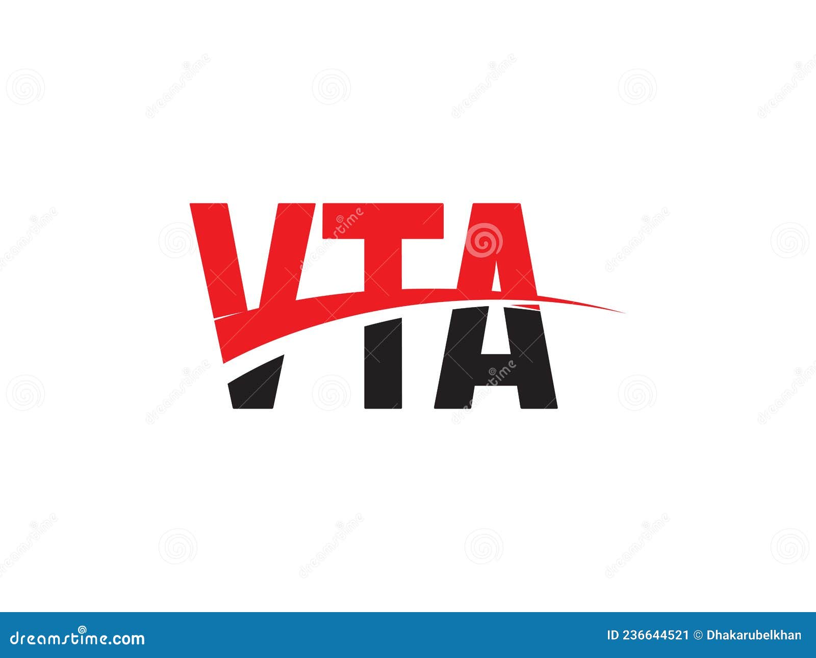VTA Letter Initial Logo Design Vector Illustration Stock Vector ...
