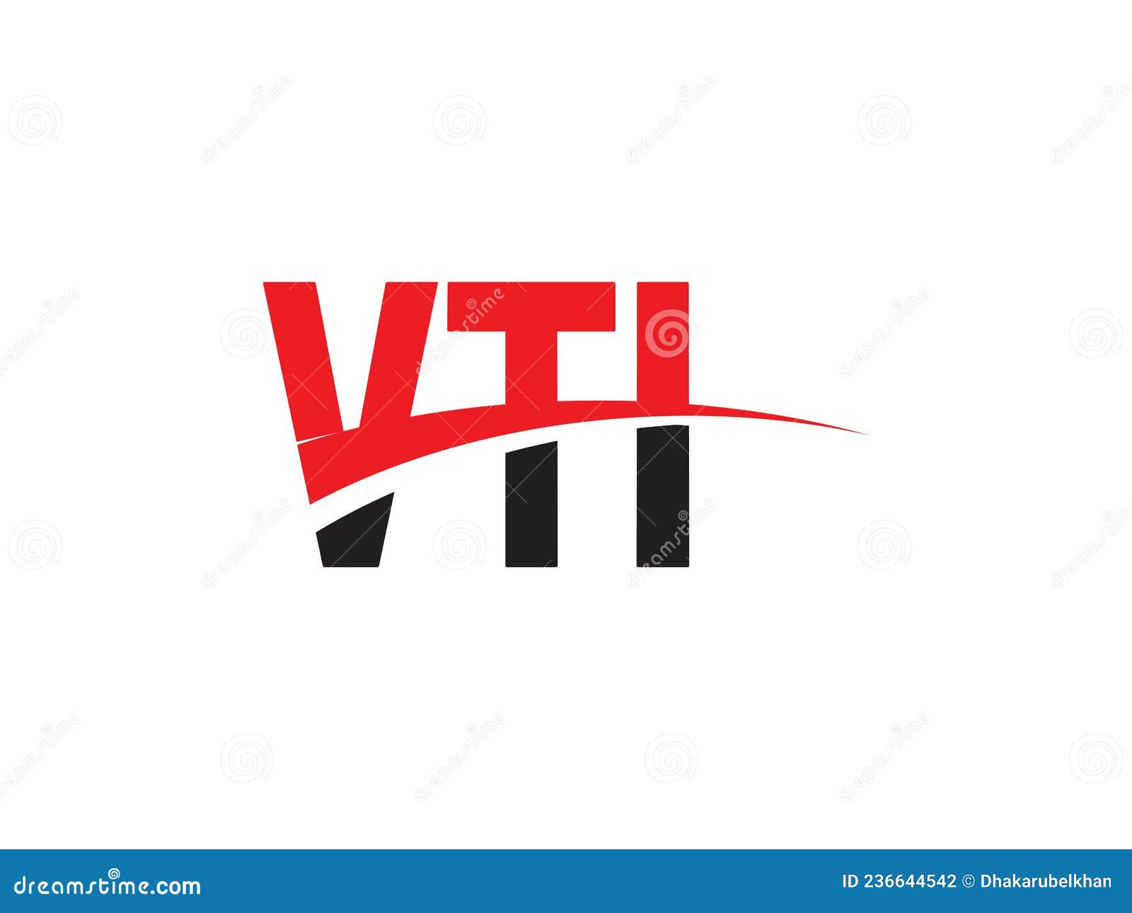 VTI Letter Initial Logo Design Vector Illustration Stock Vector ...