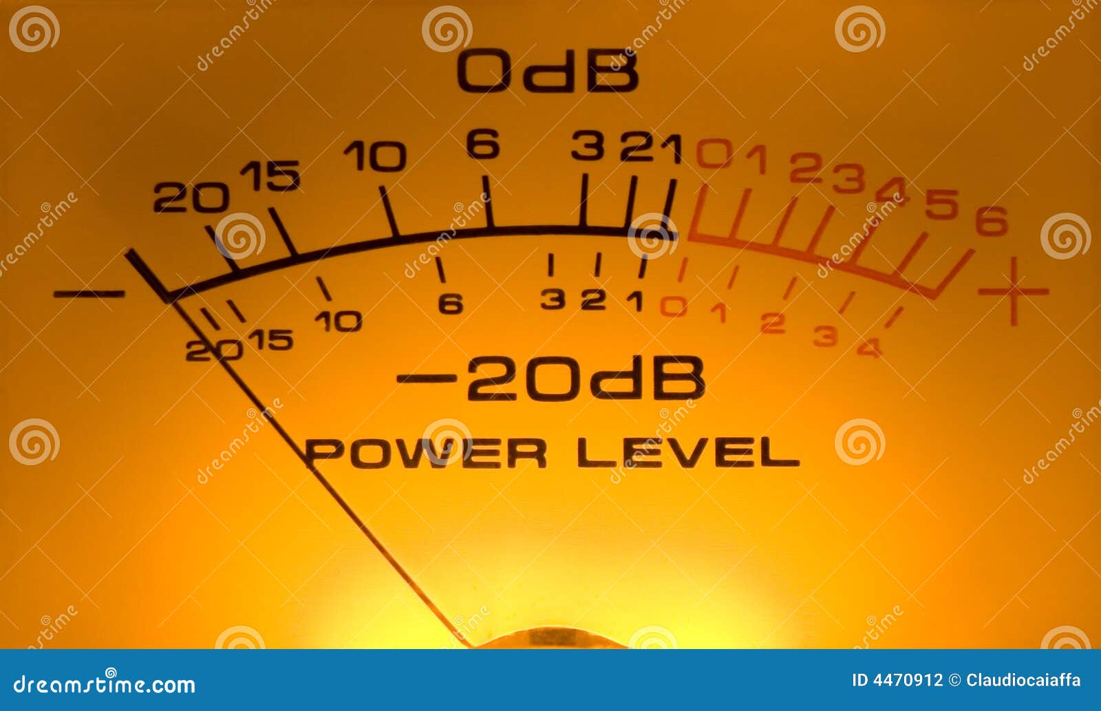 Vu Meter, the DB power stock photo. Image of level, power - 4470912