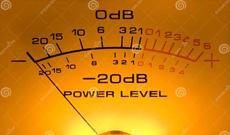Vu Meter, the DB power stock photo. Image of level, power - 4470912