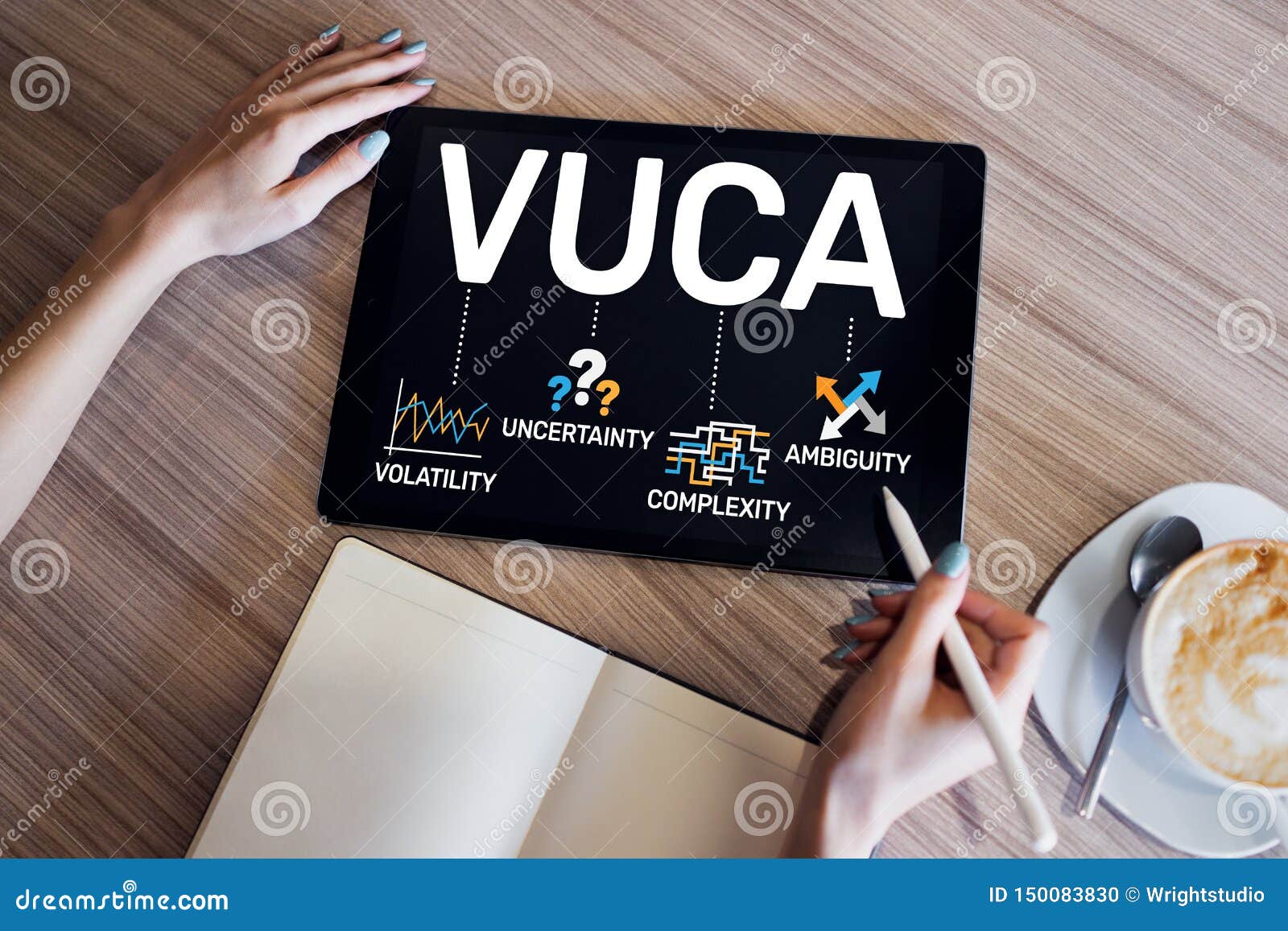 VUCA World Concept on Screen. Volatility, Uncertainty, Complexity ...