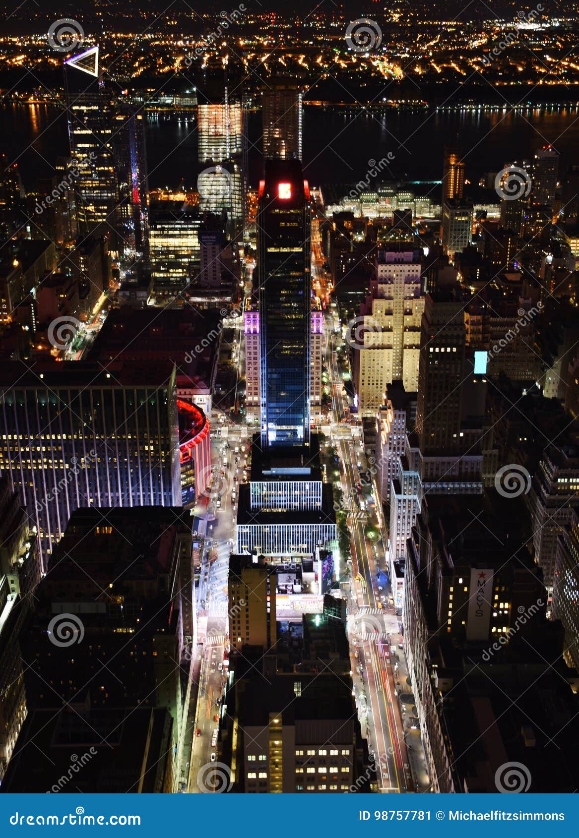 Vue Aérienne De Madison Square Garden Photo éditorial - Image du ...