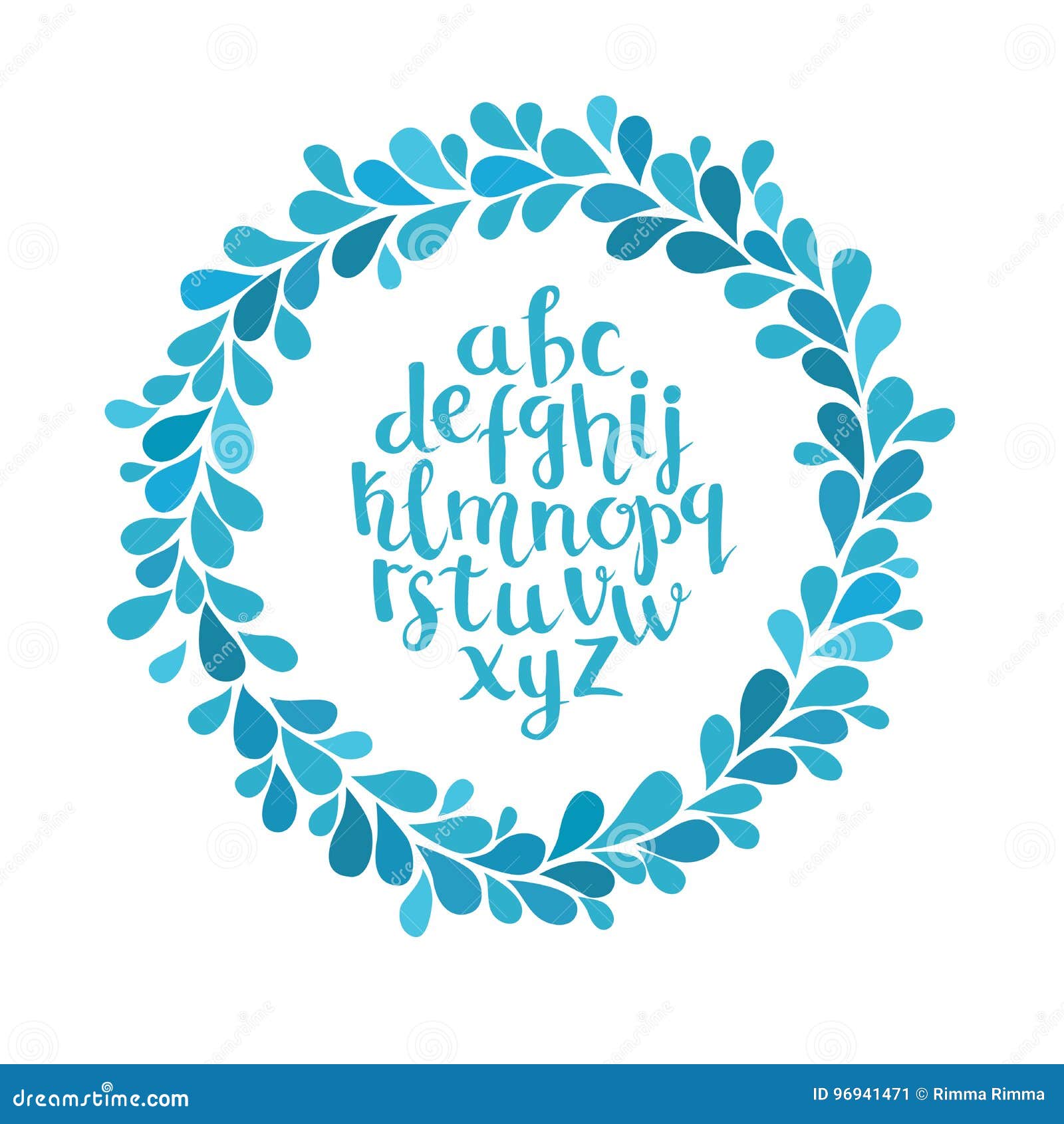 Vue Avec ABC, Alphabet Latin Illustration de Vecteur - Illustration du ...