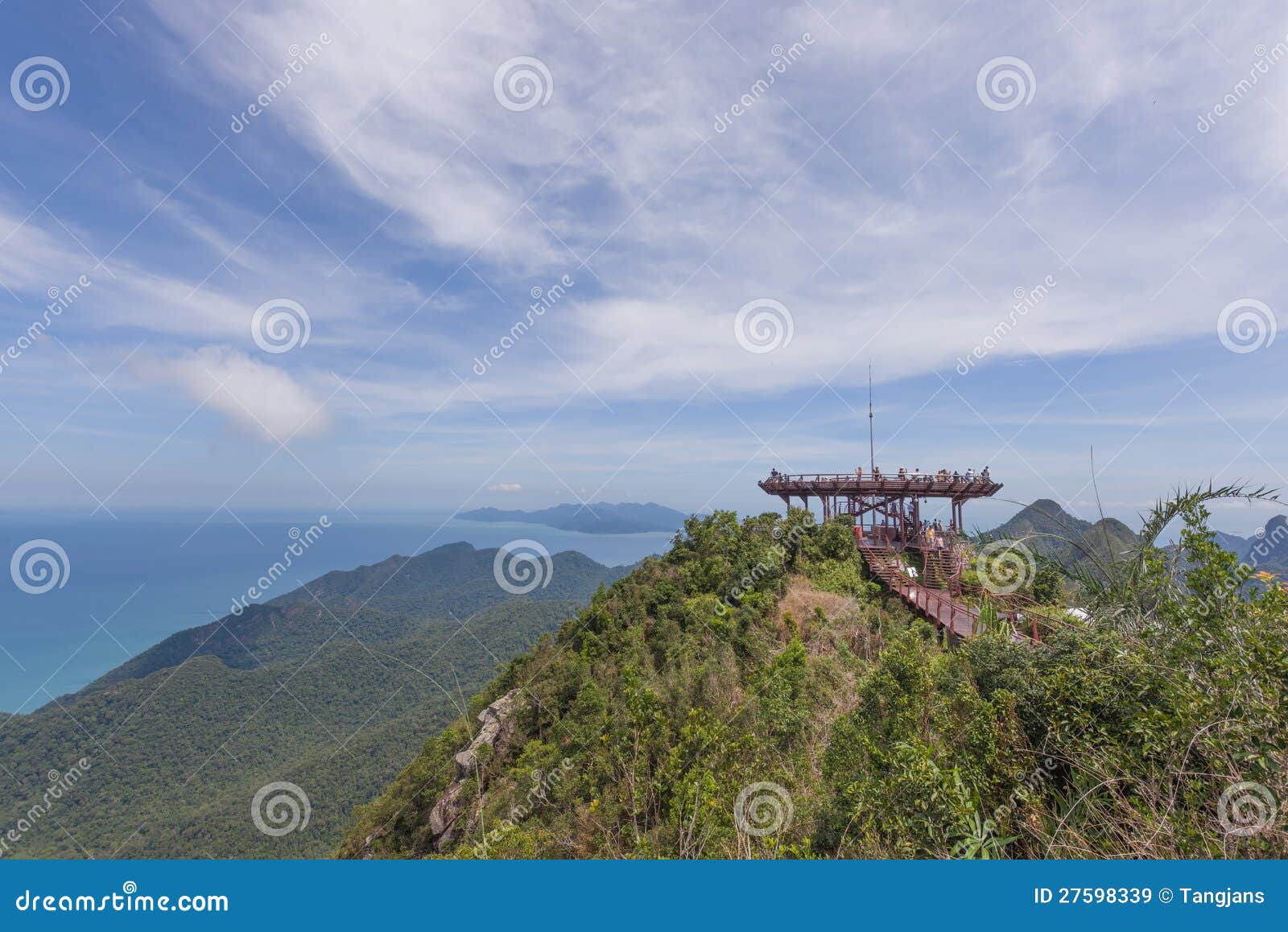 Vue De Gunung Machinchang, Langkawi Image stock éditorial - Image du ...