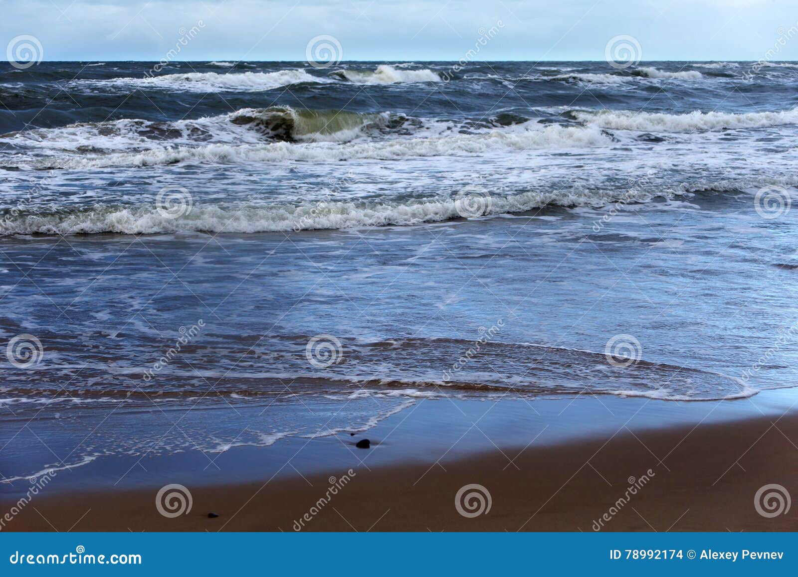 Vue de la mer baltique photo stock. Image du nature, nordique - 78992174