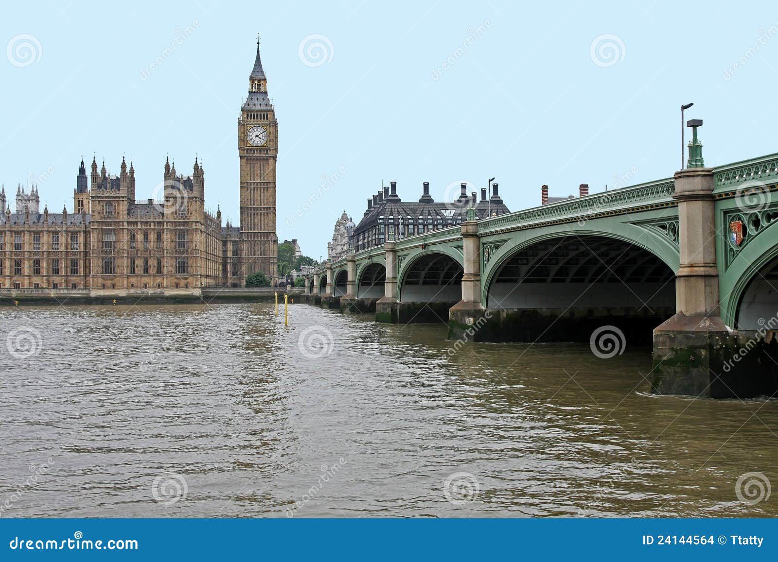 Vue de la Tamise photo stock. Image du maison, repère - 24144564