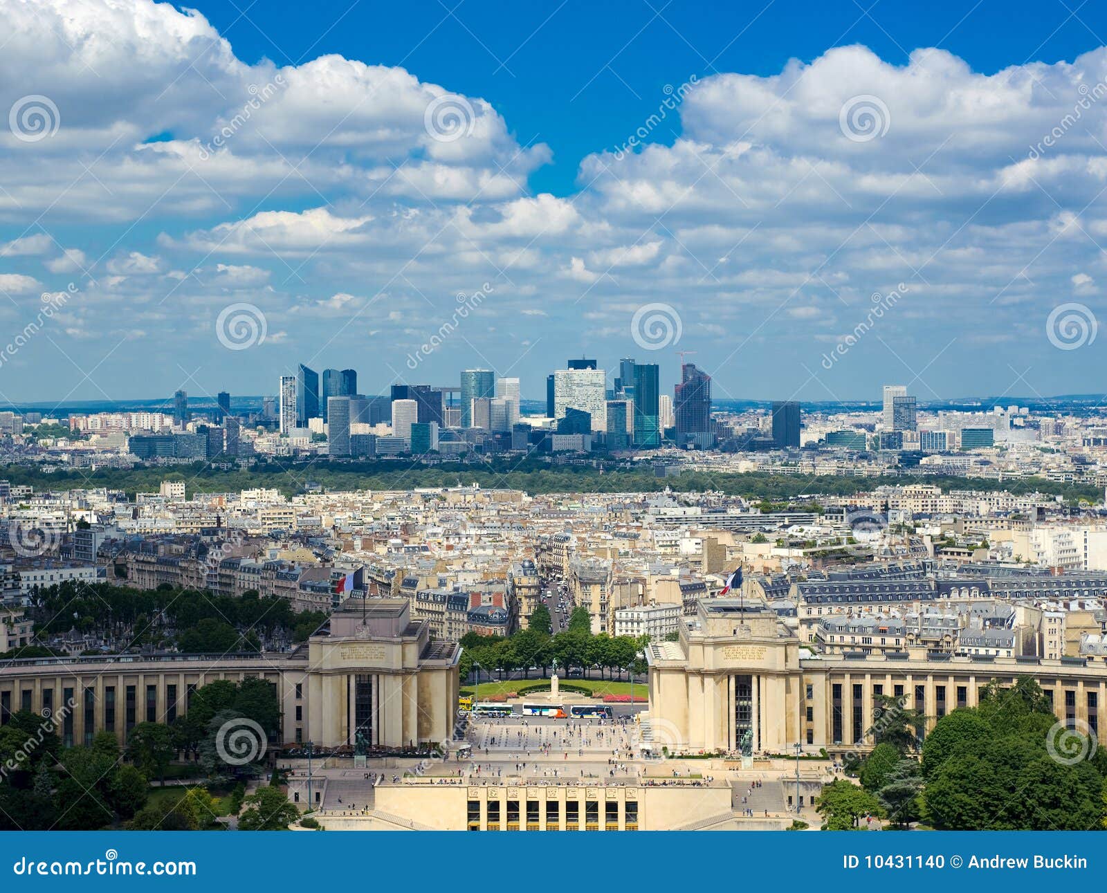 Vue de Paris photo stock. Image du europe, couleur, france - 10431140
