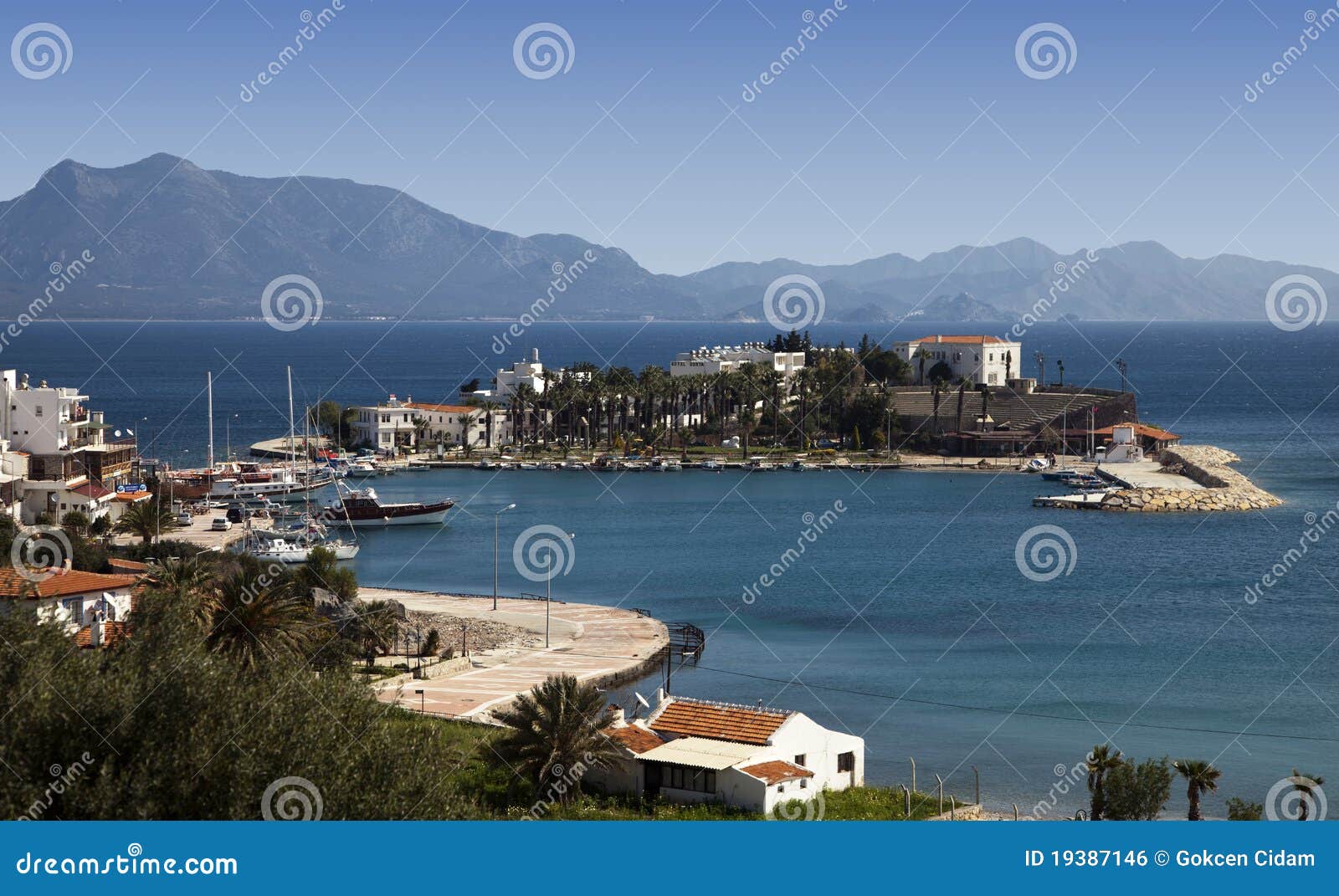Vue De Port De Datca, Turquie Photo stock - Image du marina, bain: 19387146