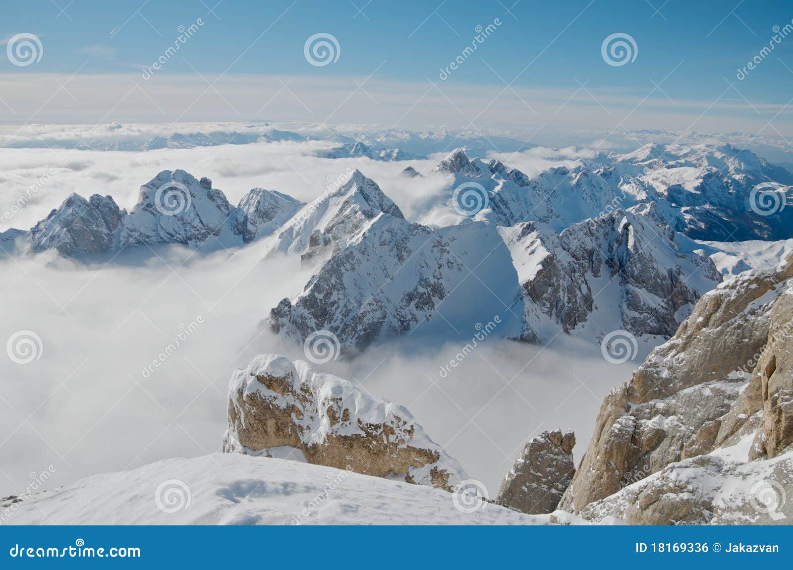 Vue De Punta Rocca, Marmolada Photo stock - Image du froid, terrain ...