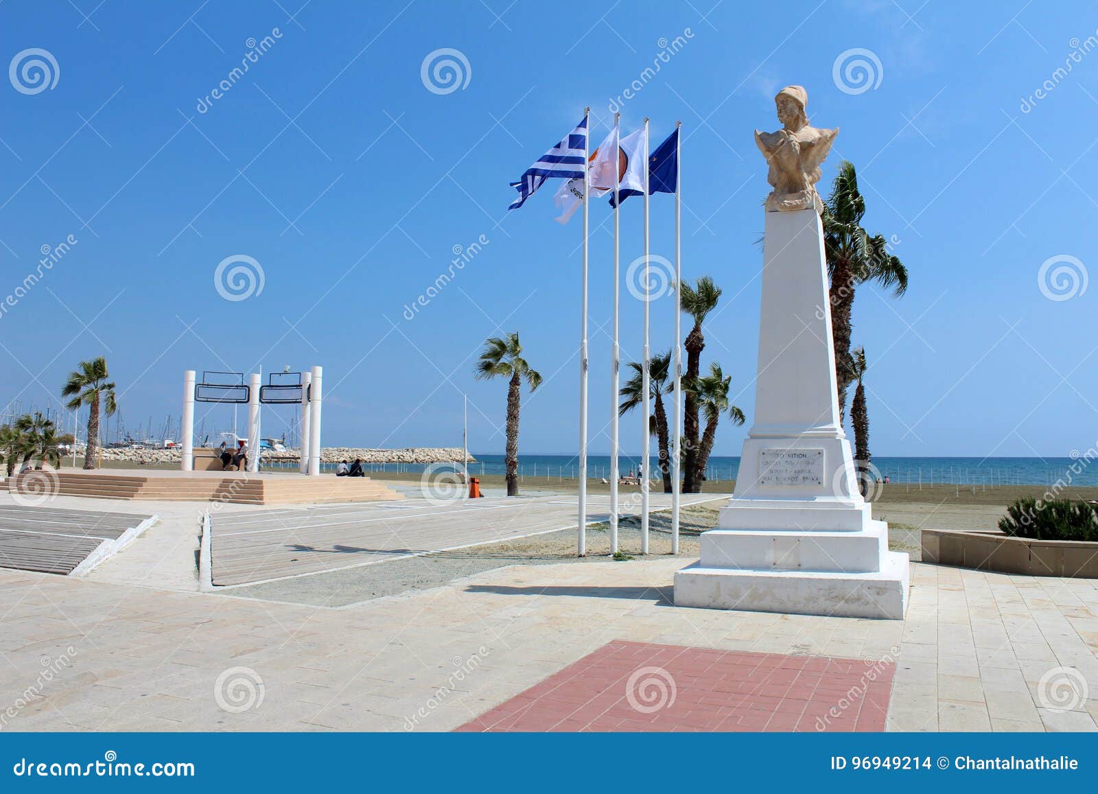 Vue De Ville De Larnaca, Chypre Image stock éditorial - Image du plage ...