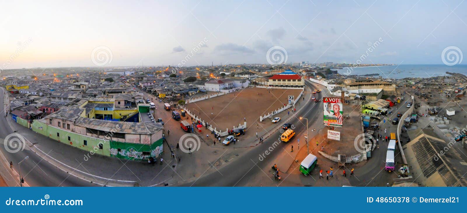 Vue Panoramique D'Accra, Ghana Photo stock éditorial - Image du ...