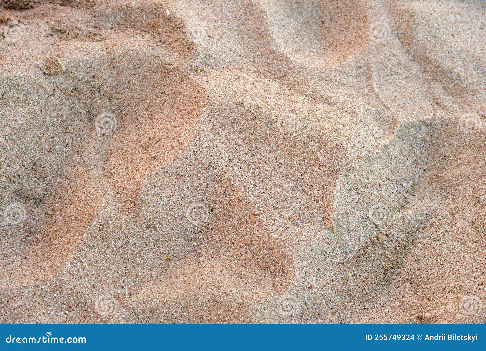 Vue Plate Sur La Plage De Sable Jaune Propre. Texture Sablonneuse Photo ...