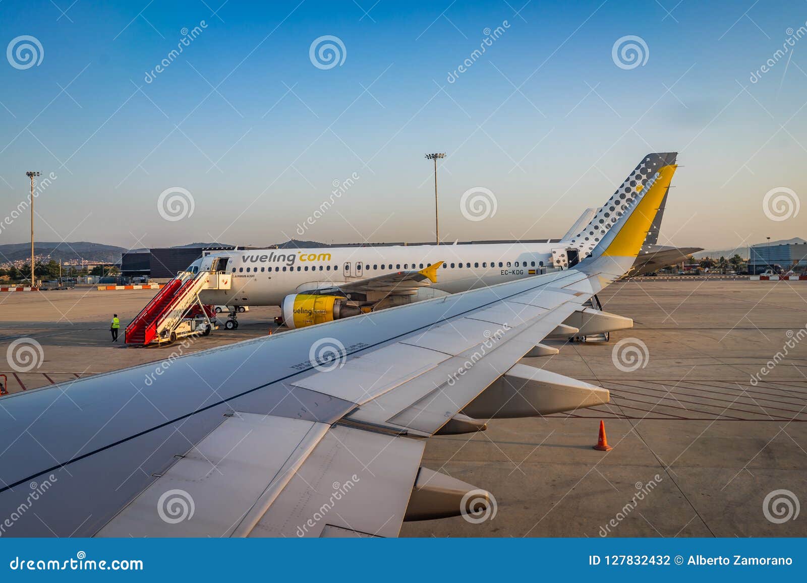 Vueling Airplane Model Airbus A320. Editorial Photography - Image of ...