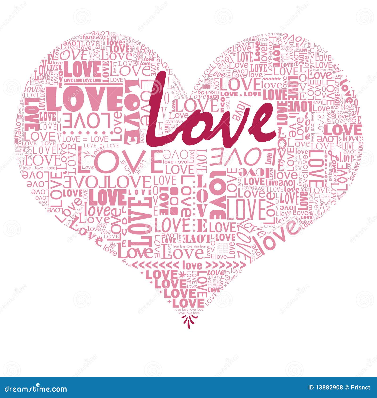 Vul uw hart met liefde vector illustratie. Illustration of vormen ...