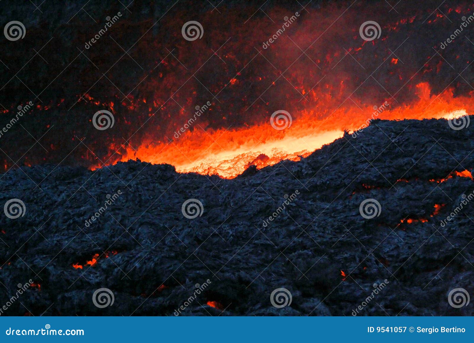 Vulcan lava stock image. Image of earthquake, crack, greece - 9541057