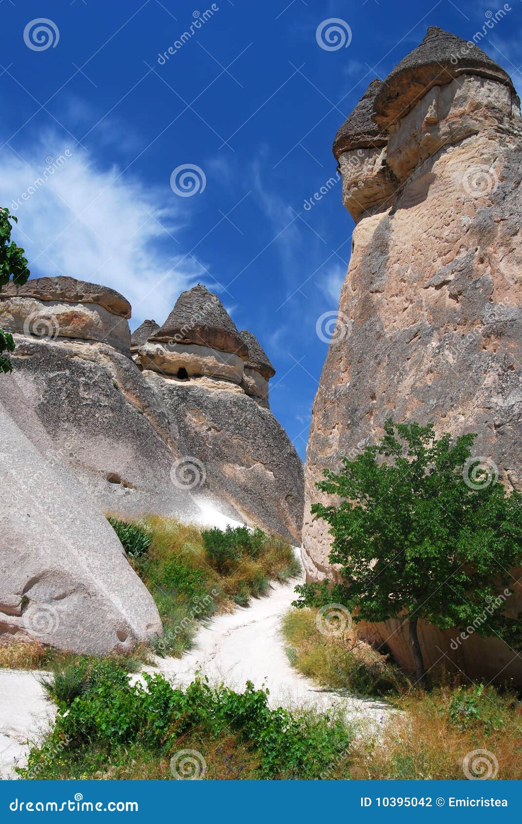 Vulcanic Columns Relief in Cappadocia Stock Photo - Image of park ...