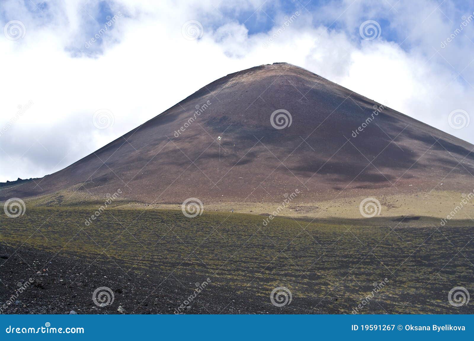 Vulcanic Tyatya.Kurily,island Kunashir Stock Image - Image of vulcan ...