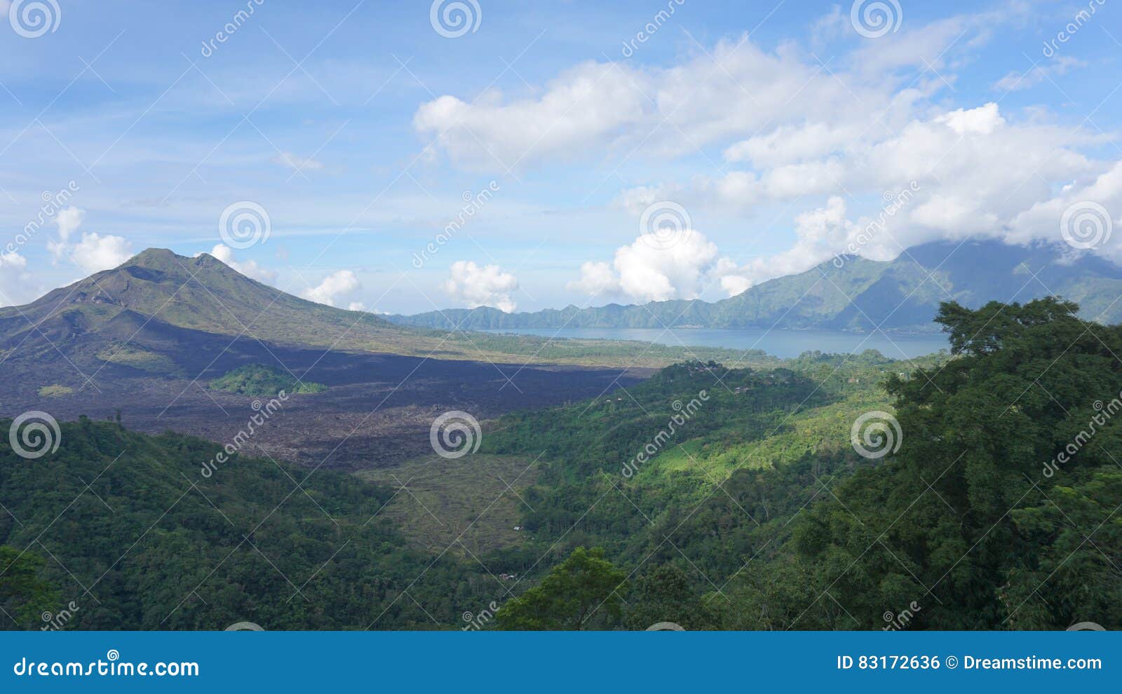 Vulcano bali island stock photo. Image of green, baliisland - 83172636