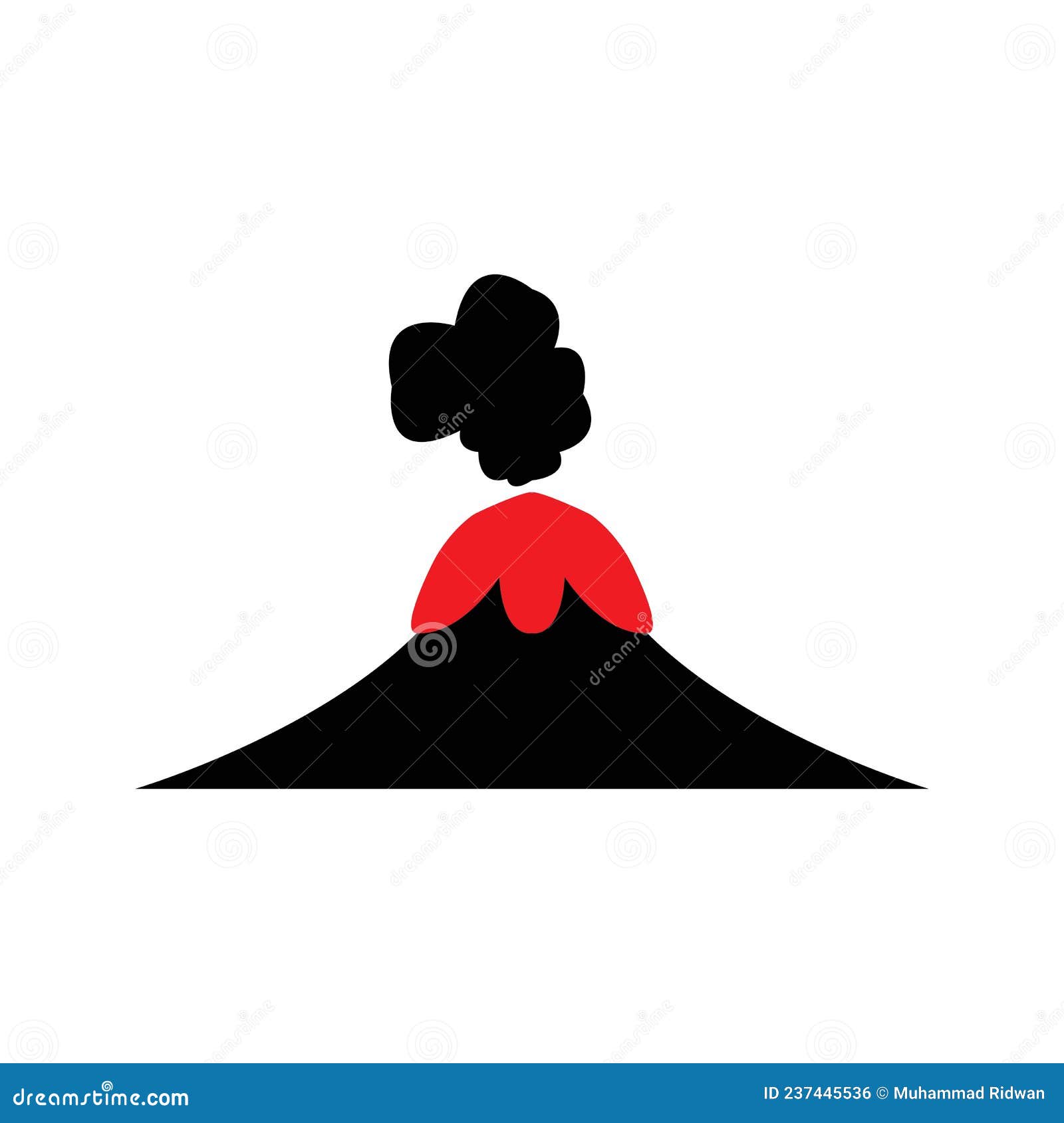 Vulcano Design Illustration Stock Vector - Illustration of lava, icon ...