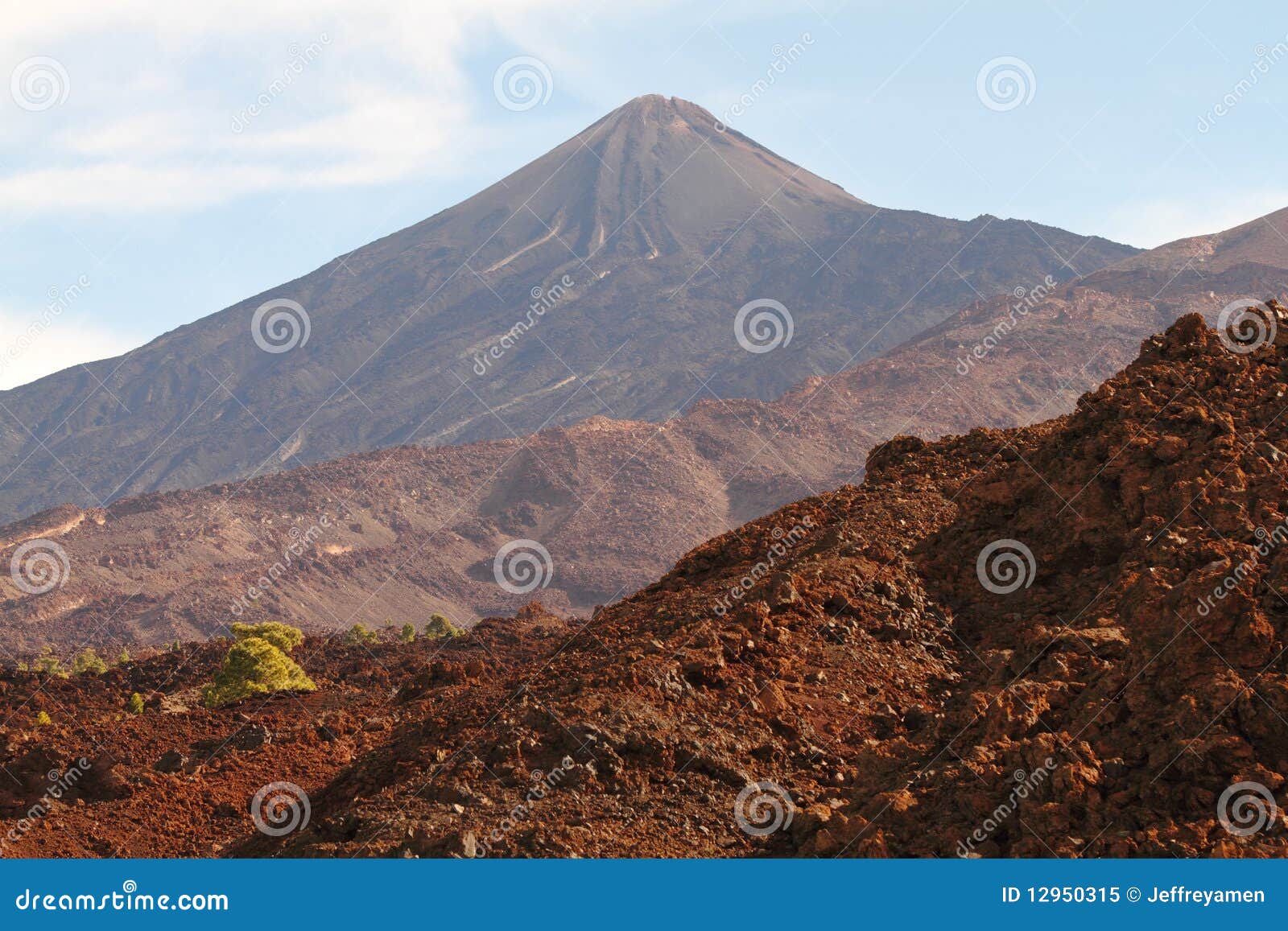 Vulcano di EL Teide immagine stock. Immagine di aperto - 12950315