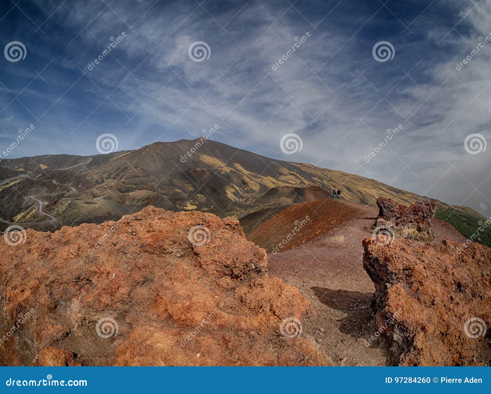 Vulcano Etna stock photo. Image of rock, nature, europe - 97284260