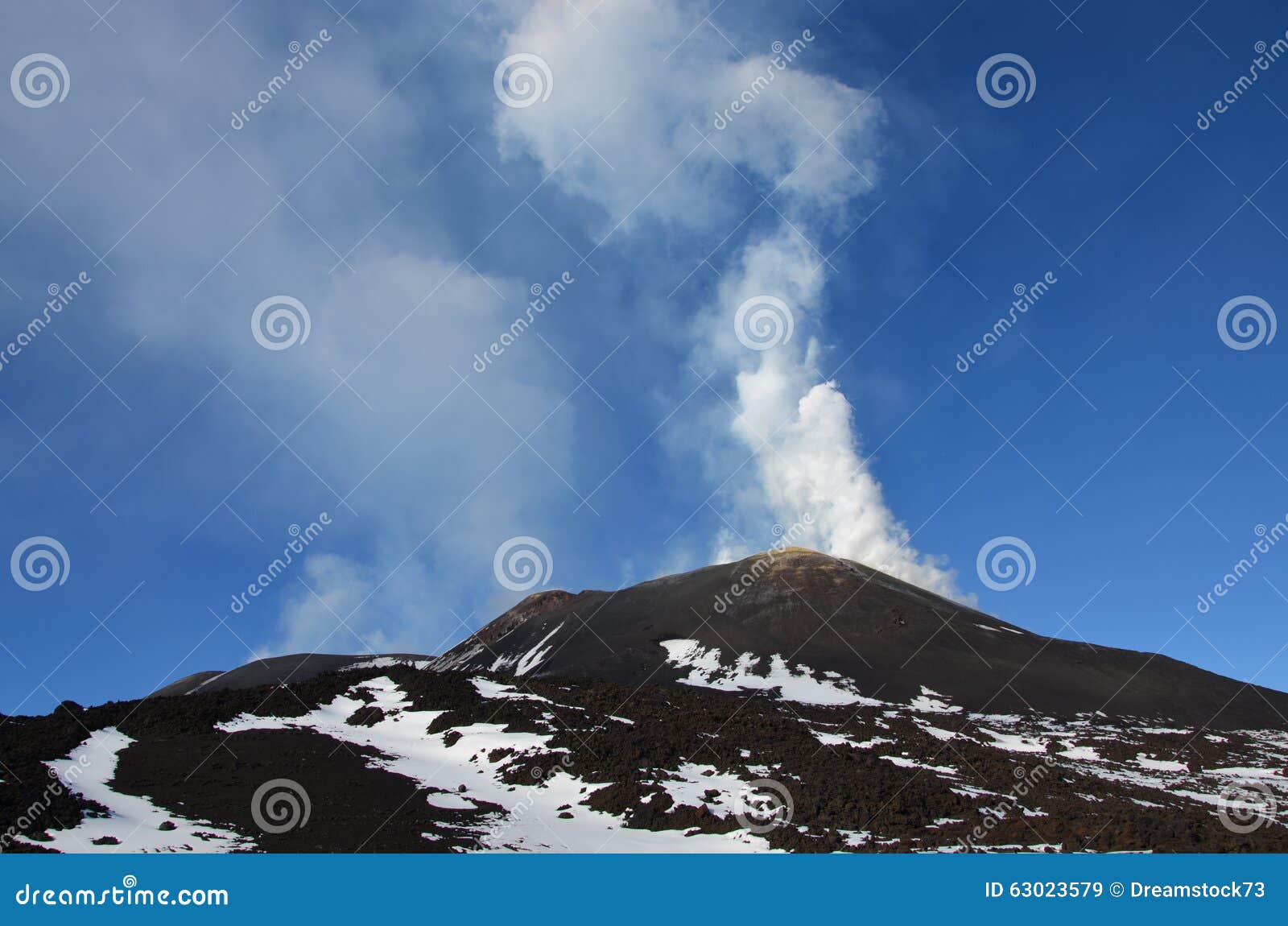 Vulcano Etna - Sicily stock image. Image of sicily, stromboli - 63023579