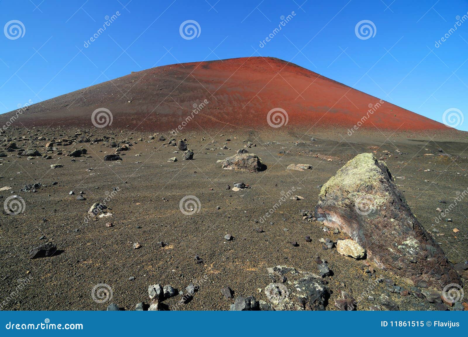 Vulcano landscape stock image. Image of vulcano, skyline - 11861515