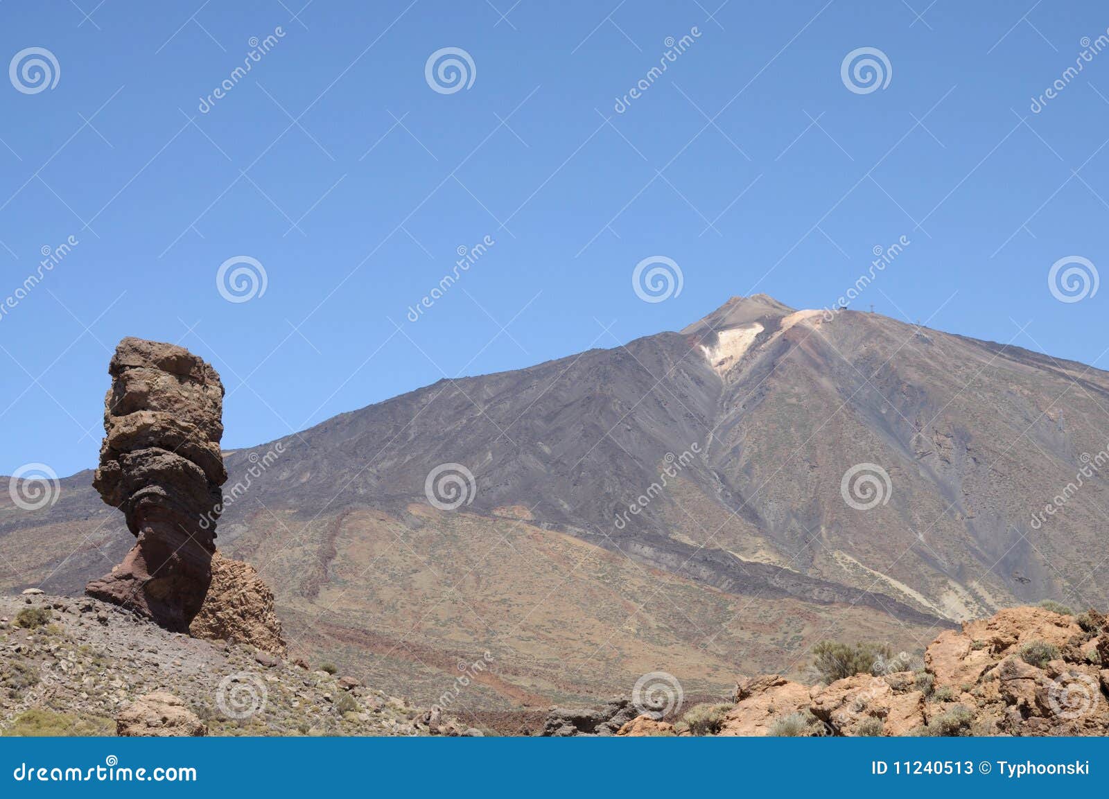 Vulcano Teide, Tenerife immagine stock. Immagine di vulcanico - 11240513