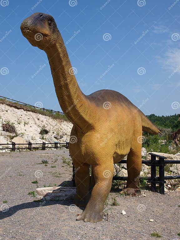 Vulcanodon, Baltow, Poland editorial photography. Image of display ...