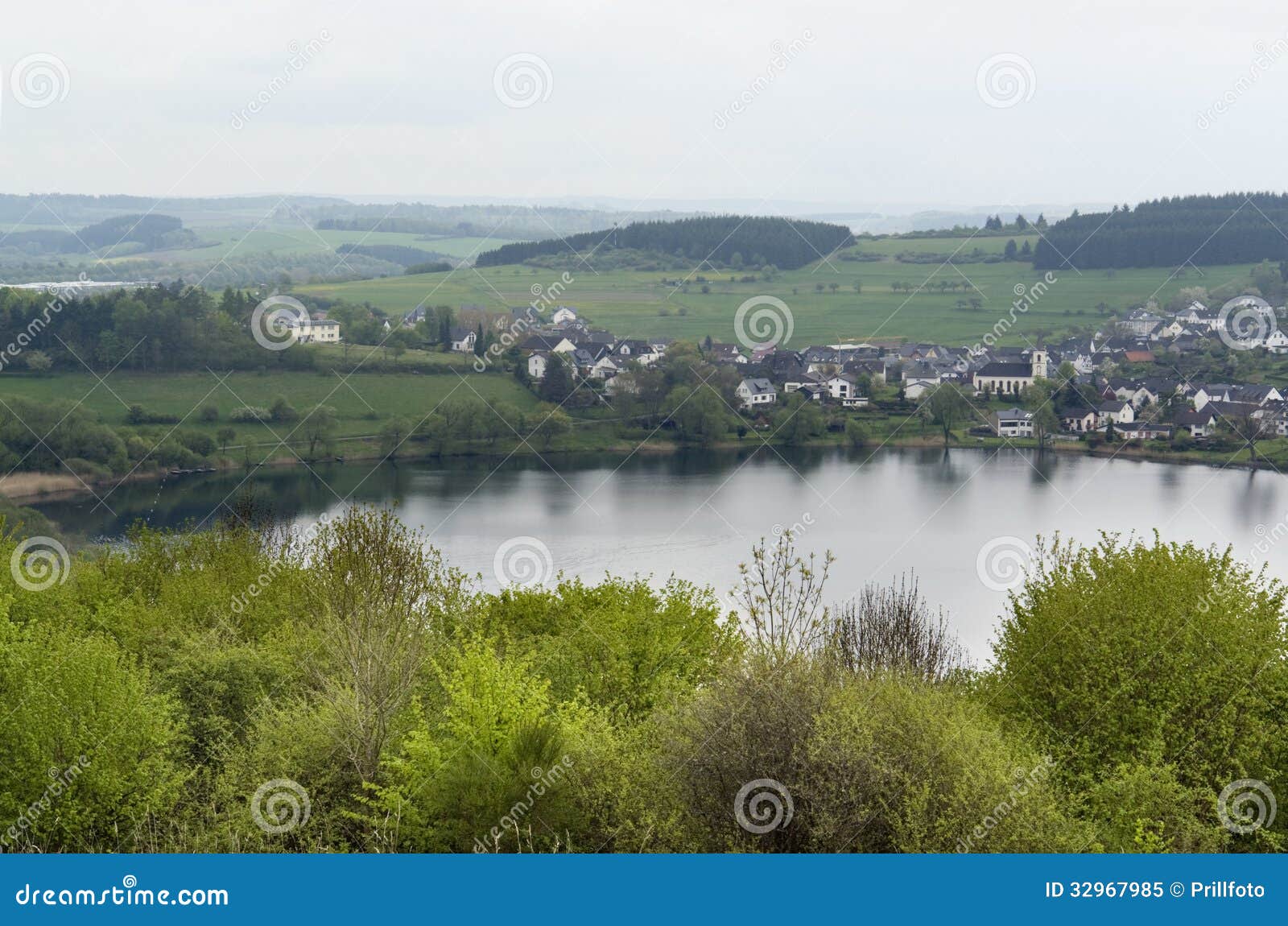 Vulkan Eifel scenery stock image. Image of countryside - 32967985