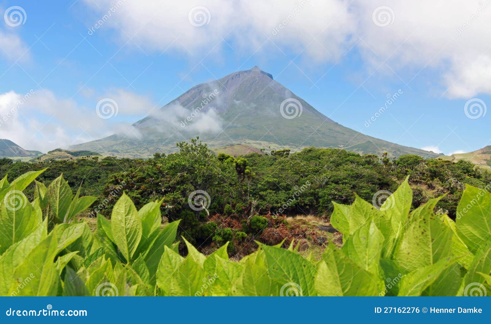 Vulkan Pico in Pico Insel, Azoren 01 Stockfoto - Bild von ökologie ...