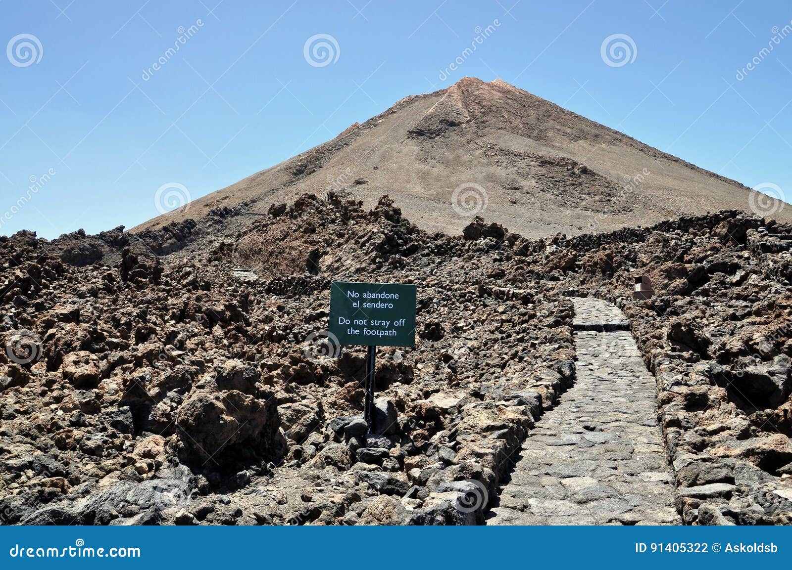 Vulkan Teide arkivfoto. Bild av natur, nationellt, europa - 91405322