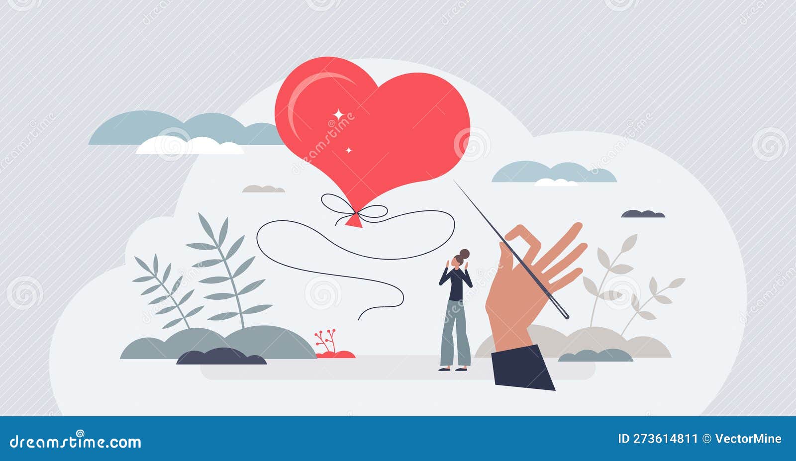 Vulnerability As Risk To Be Hurt from Broken Relationship Tiny Person ...