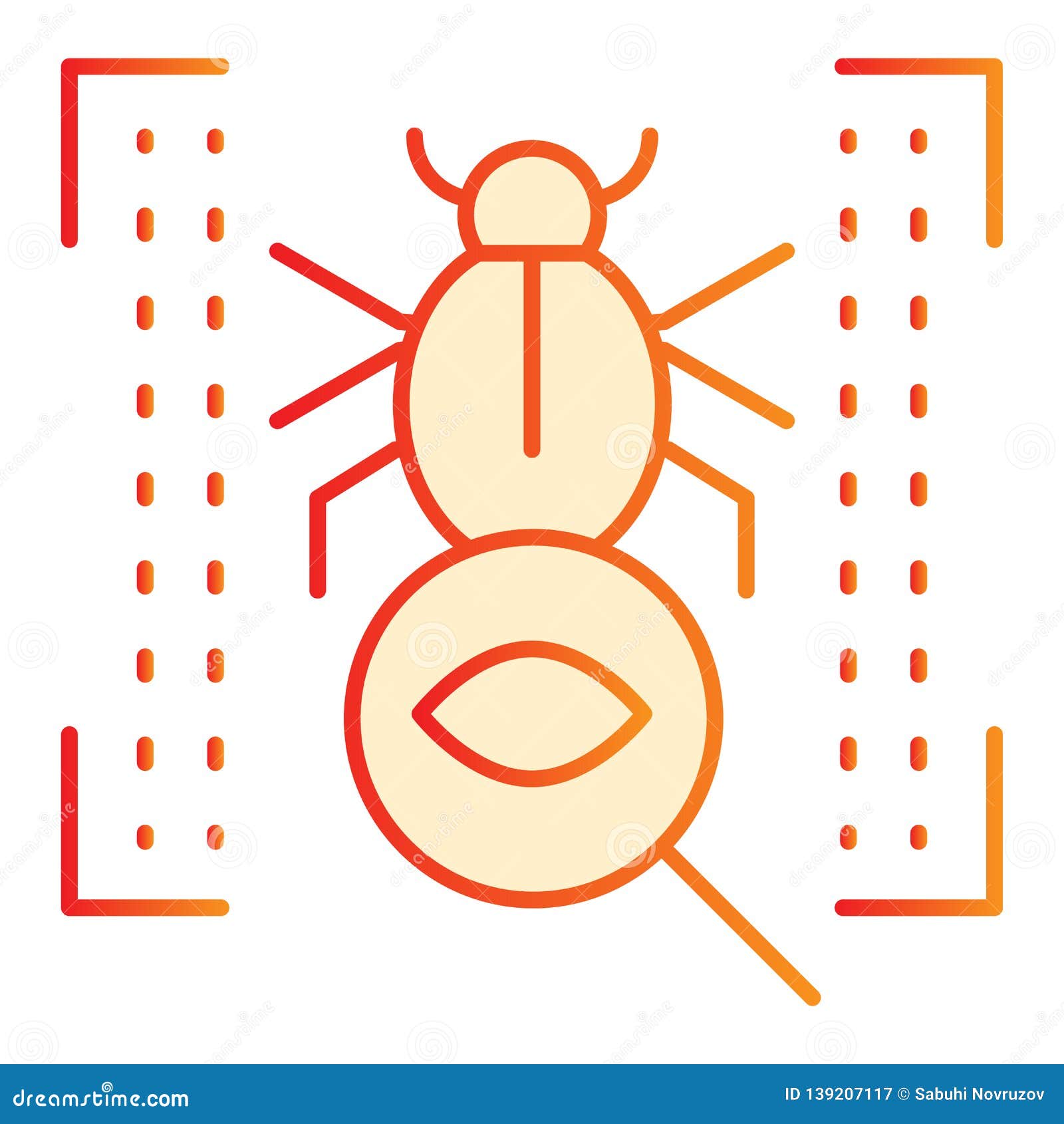 Vulnerability Scan Flat Icon. Bug Search Orange Icons in Trendy Flat ... Vulnerability Scan Flat Icon. Bug Search Orange Icons in Trendy Flat ...