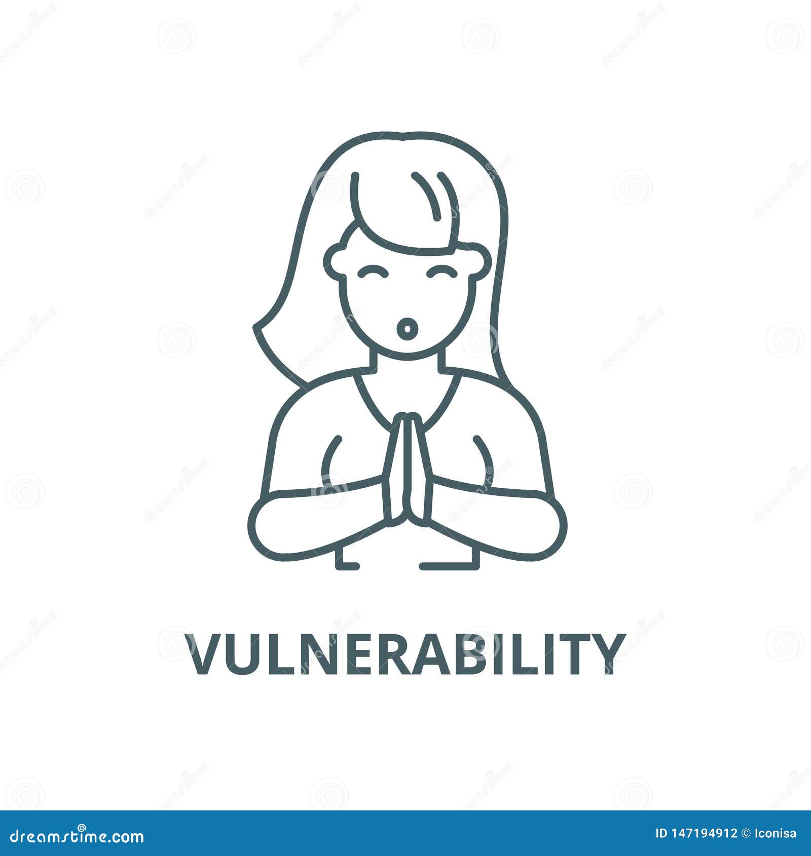 Vulnerability Vector Line Icon, Linear Concept, Outline Sign, Symbol ... Vulnerability Vector Line Icon, Linear Concept, Outline Sign, Symbol ...