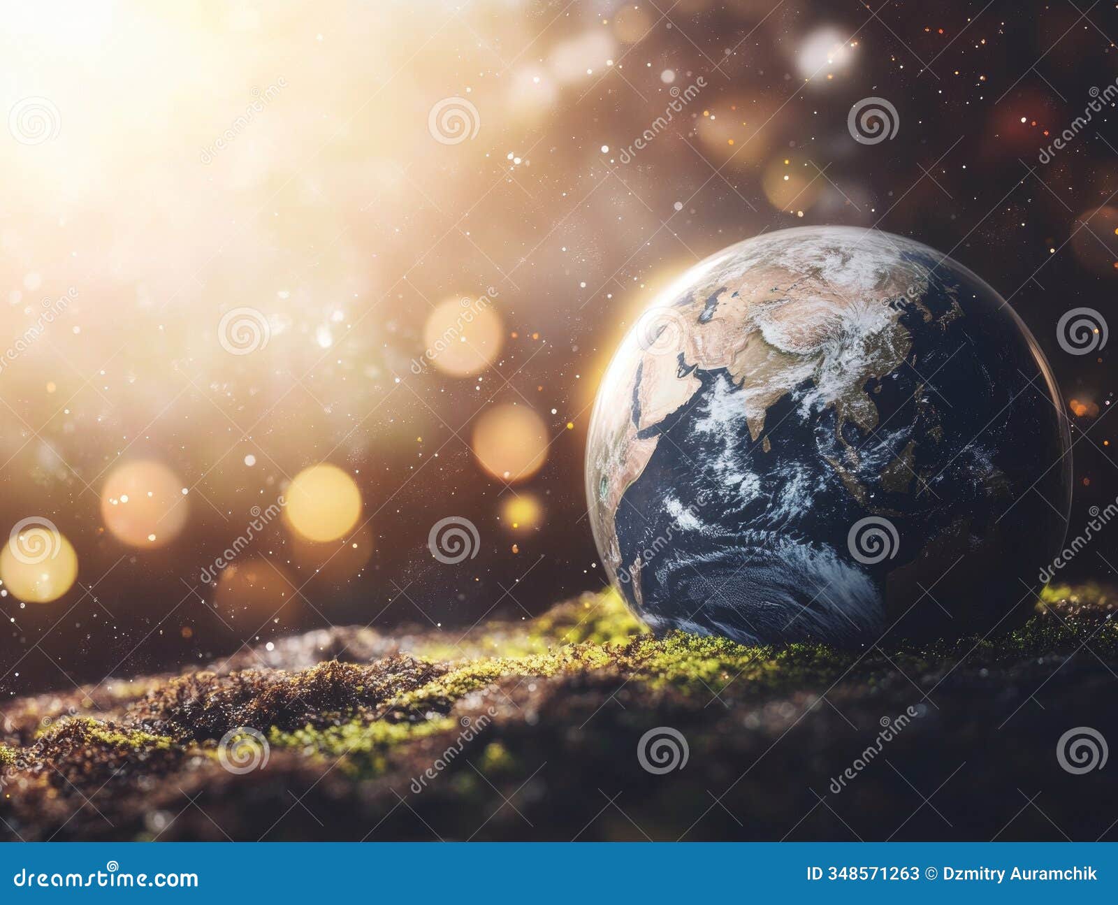 A Vulnerable Glass Orb Representing the Theme of Environmental ...