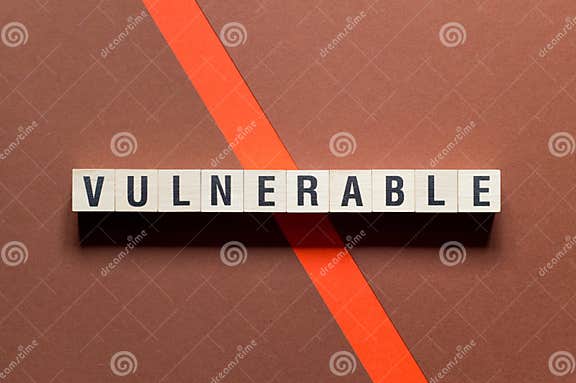 Vulnerable Word Concept on Cubes Stock Photo - Image of care, concept ...