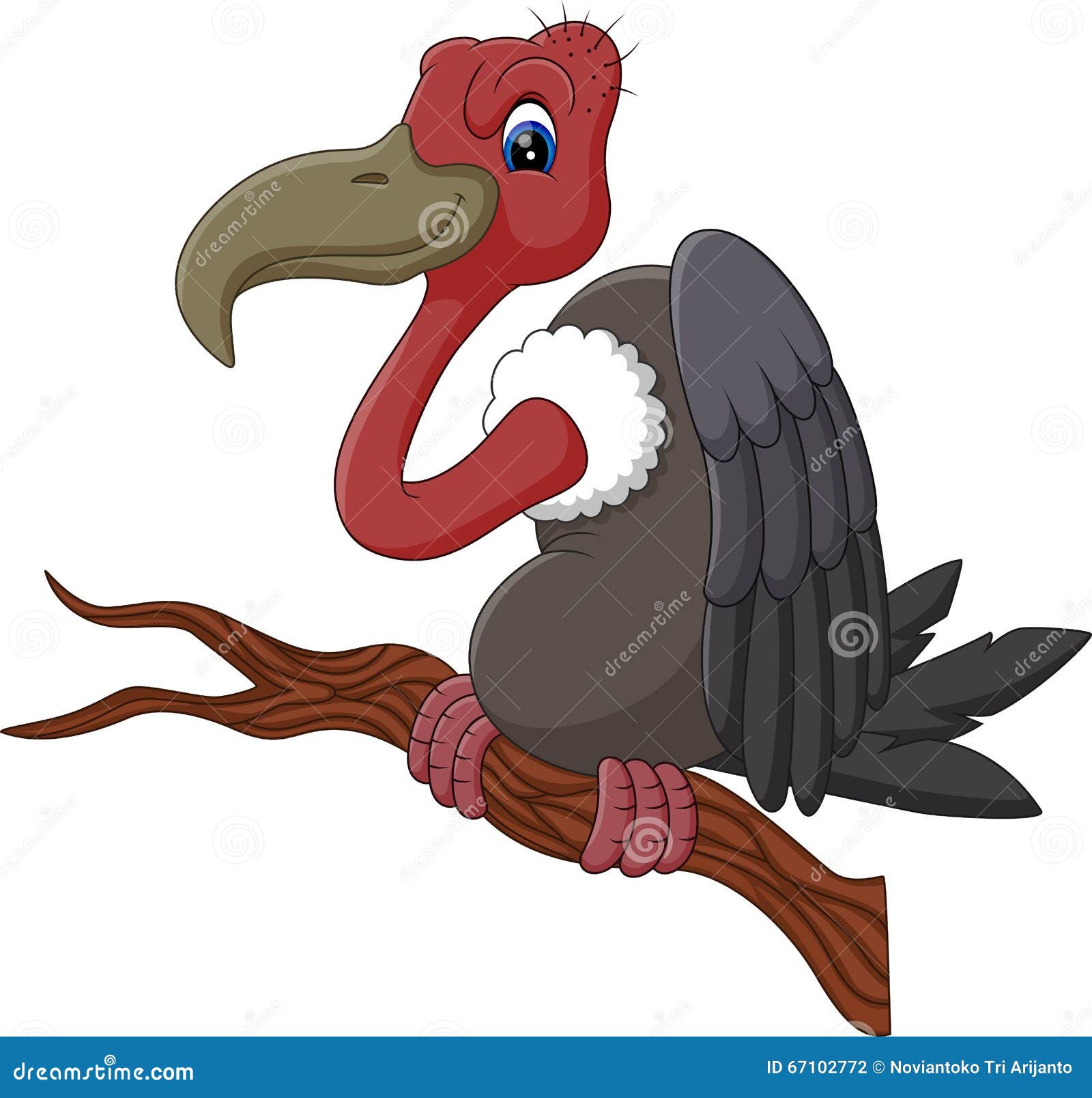Vulture cartoon stock vector. Illustration of design - 67102772