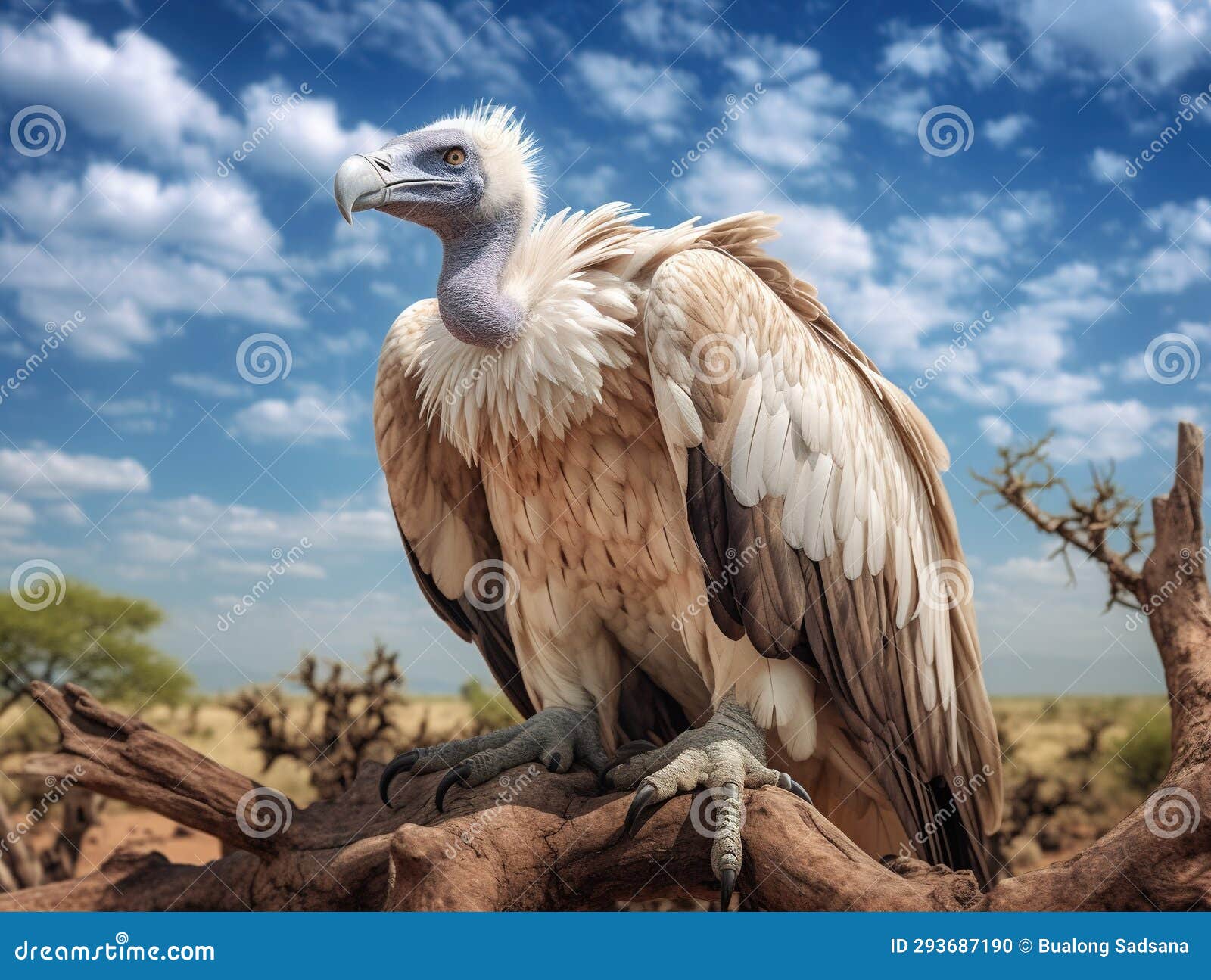 Vulture stock illustration. Illustration of beautiful - 293687190