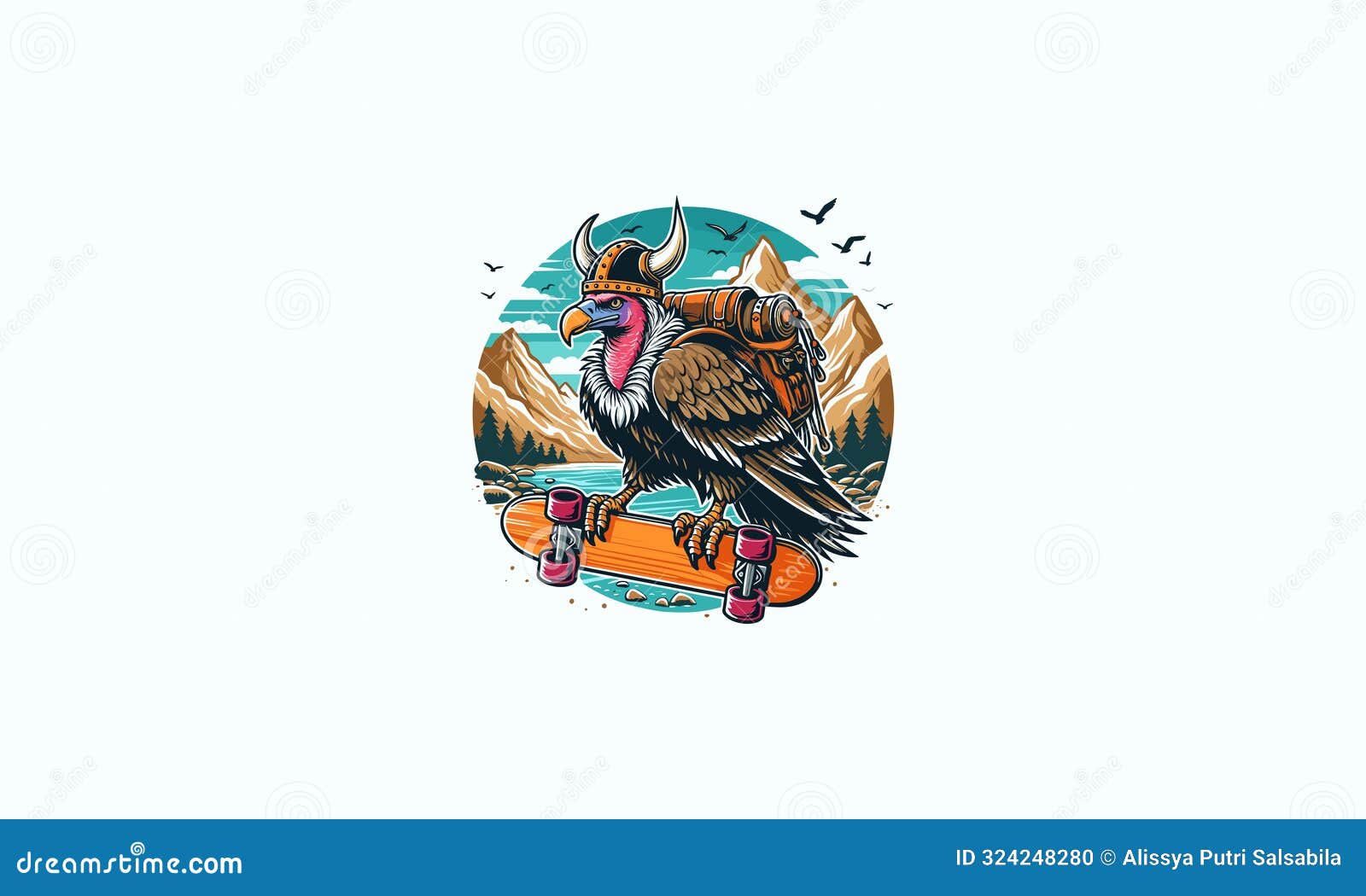 Vulture Wearing A Historical Costume Stock Photography | CartoonDealer ...