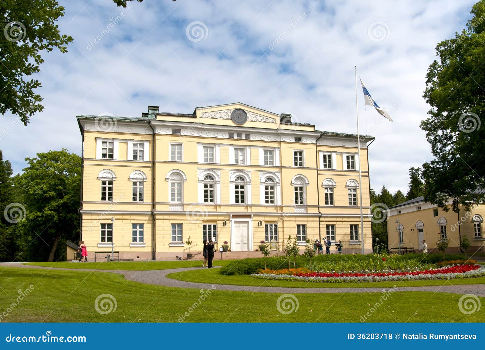 Vuojoki Herrgård. Eurajoki. Finland Redaktionell Arkivfoto - Bild av ...