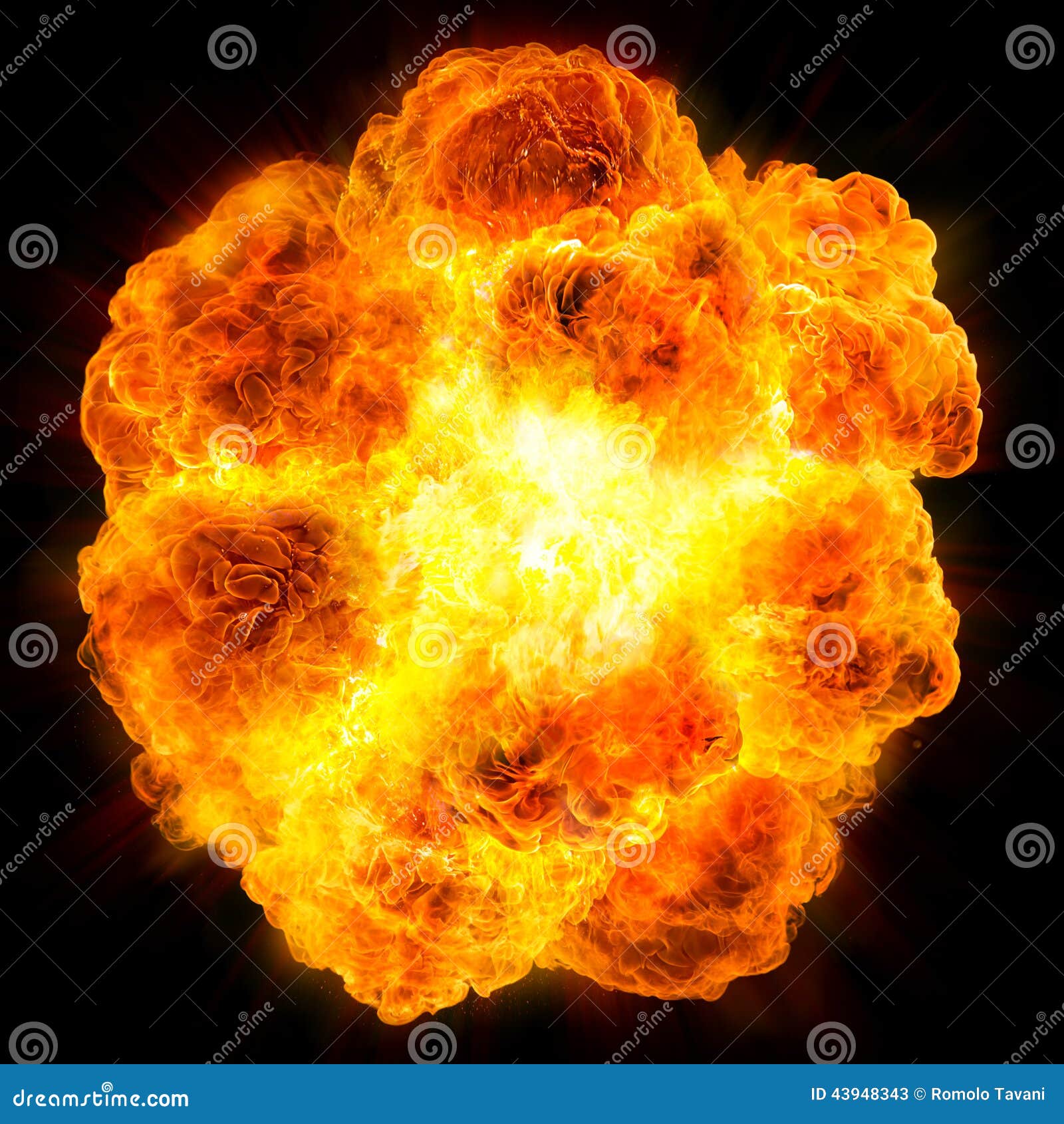 Vuurbol: explosie stock afbeelding. Image of nave, exploderen - 43948343