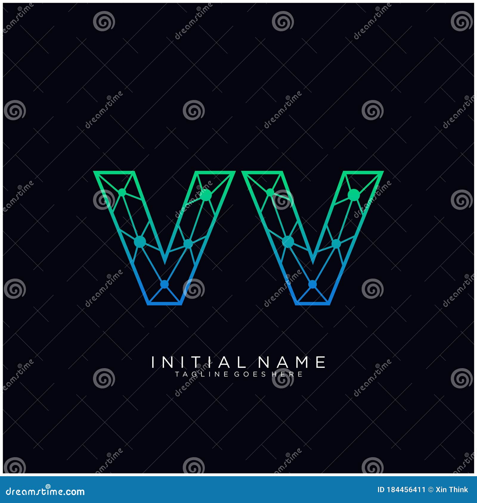 VV Letter Logo Icon Design Template Elements Stock Vector ...