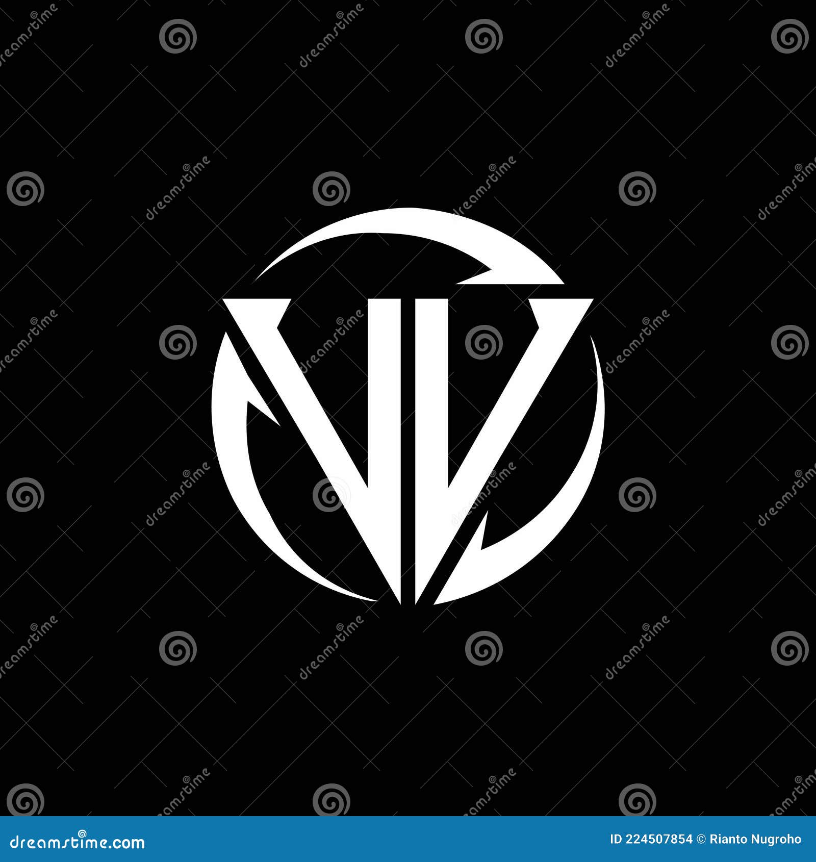 VV Logo Monogram Design Template Stock Vector - Illustration of elegant ...