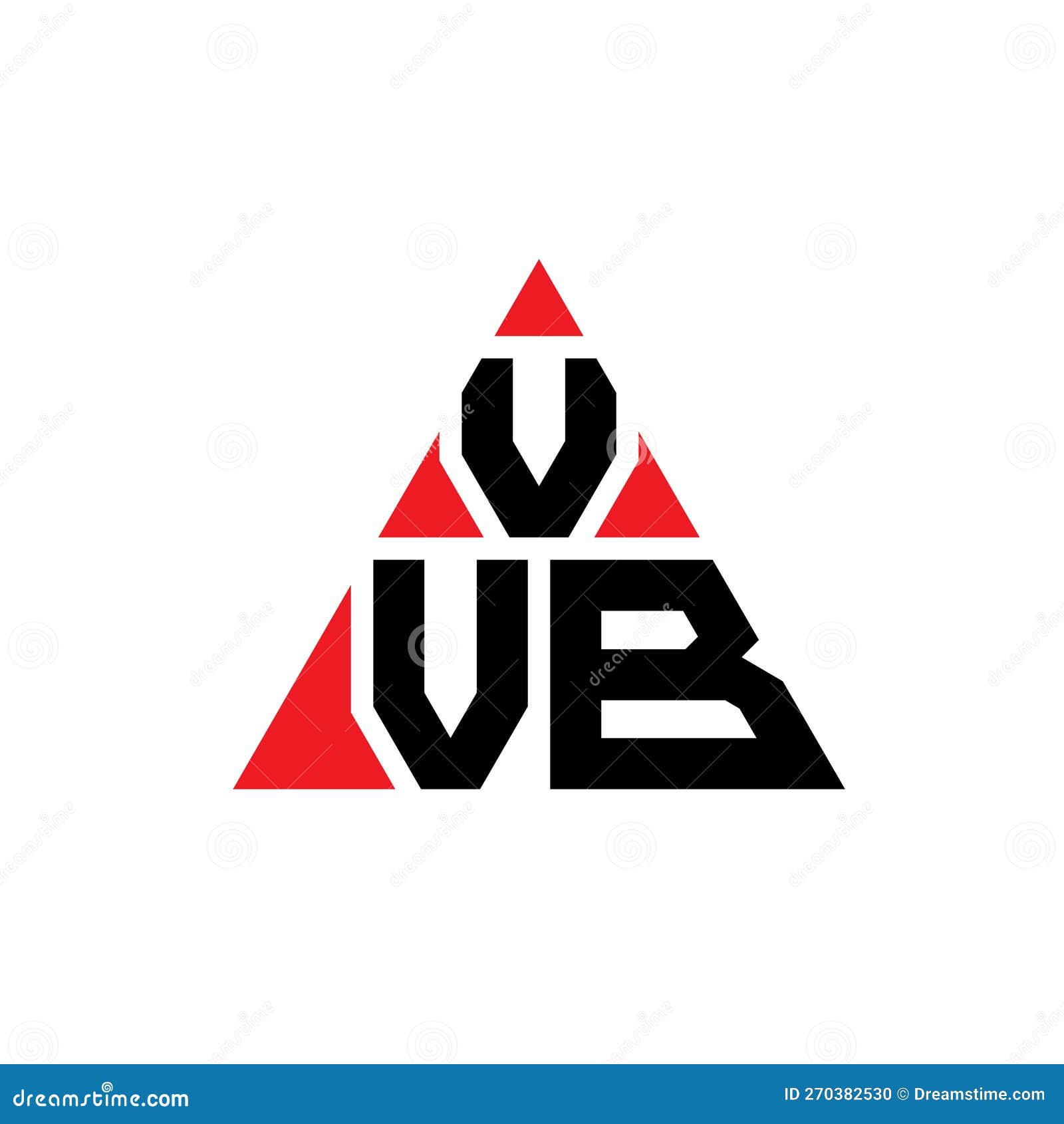 VVB Triangle Letter Logo Design with Triangle Shape. VVB Triangle Logo ...