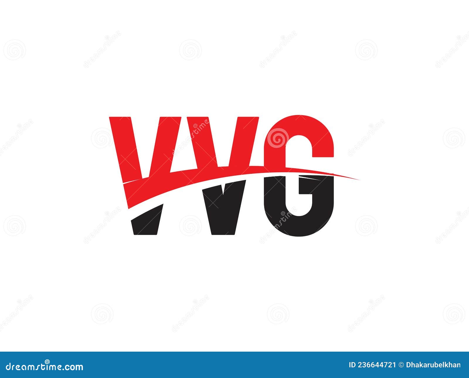 VVG Letter Initial Logo Design Vector Illustration Stock Vector ...
