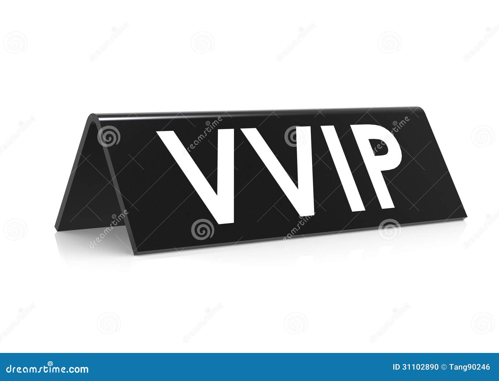 VVIP in black stock illustration. Illustration of promotion - 31102890