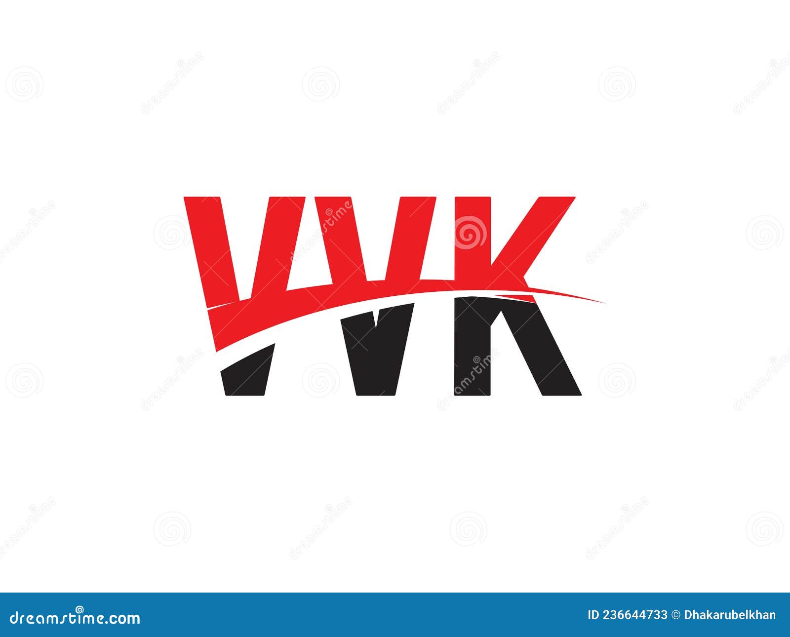 VVK Letter Initial Logo Design Vector Illustration Stock Vector ...